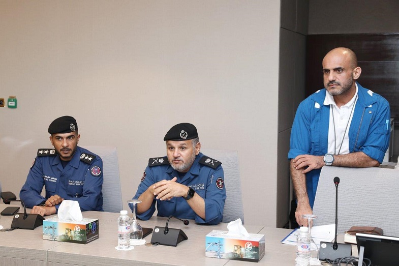 Pages - KOC Holds High Level Meeting with Kuwait Fire Force